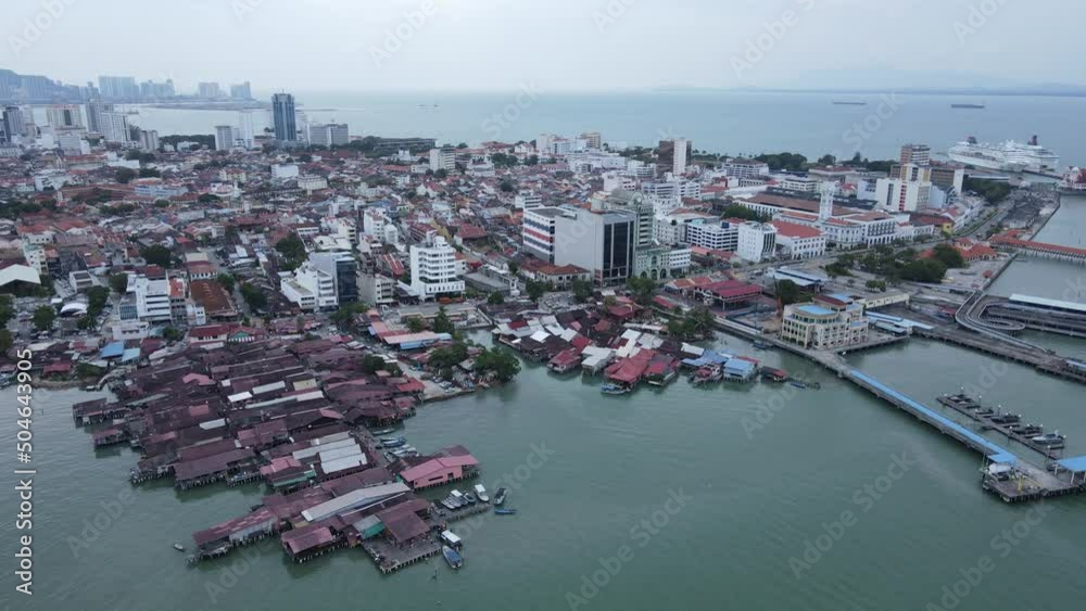 Georgetown, Penang Malaysia - May 13, 2022: The Clan Jetties of ...