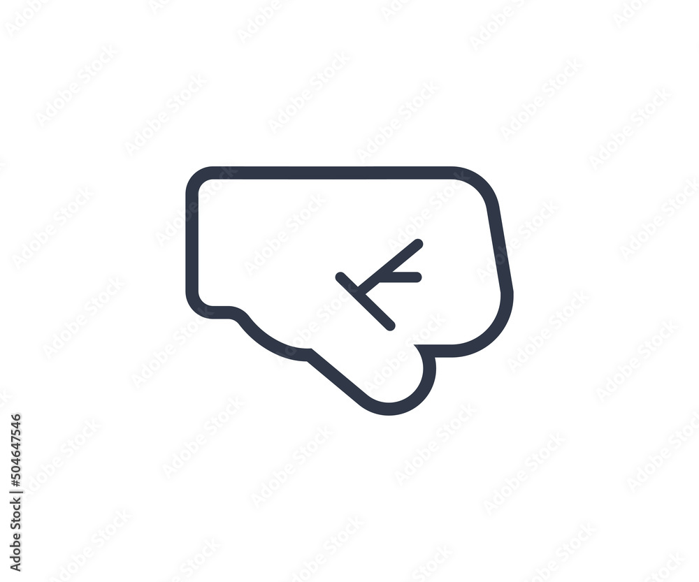 Right Facing Fist Gesture Emoticon. Vector Right Fist Emoji Stock ...
