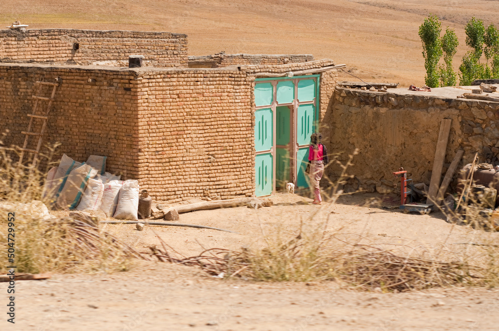 Kurdish village in Iran Stock Photo | Adobe Stock