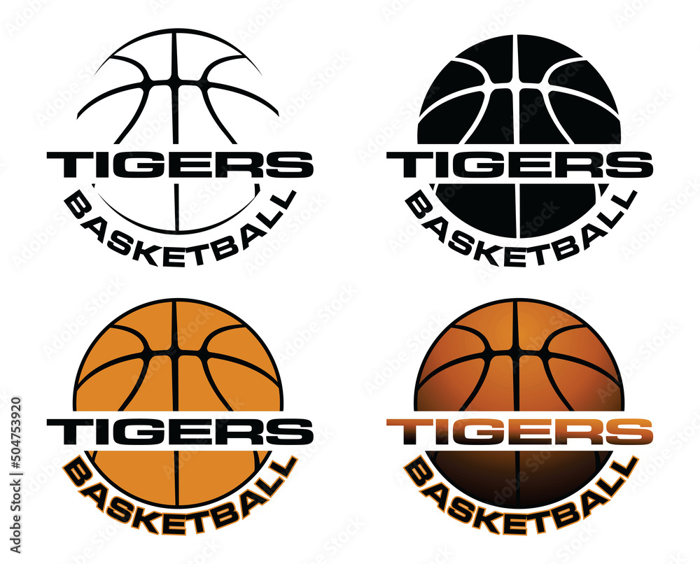 Tigers Basketball Team Design is a sports team design which includes a ...