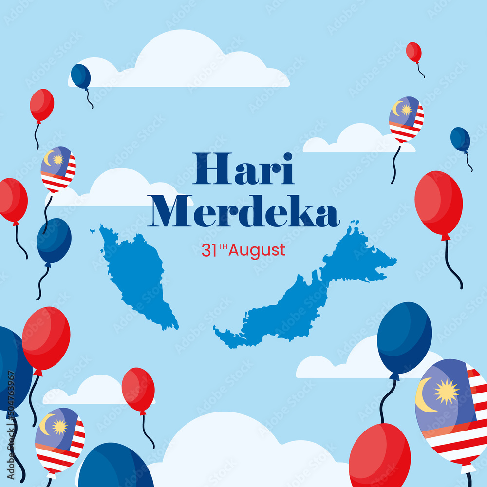 hari mederka design Stock Vector | Adobe Stock