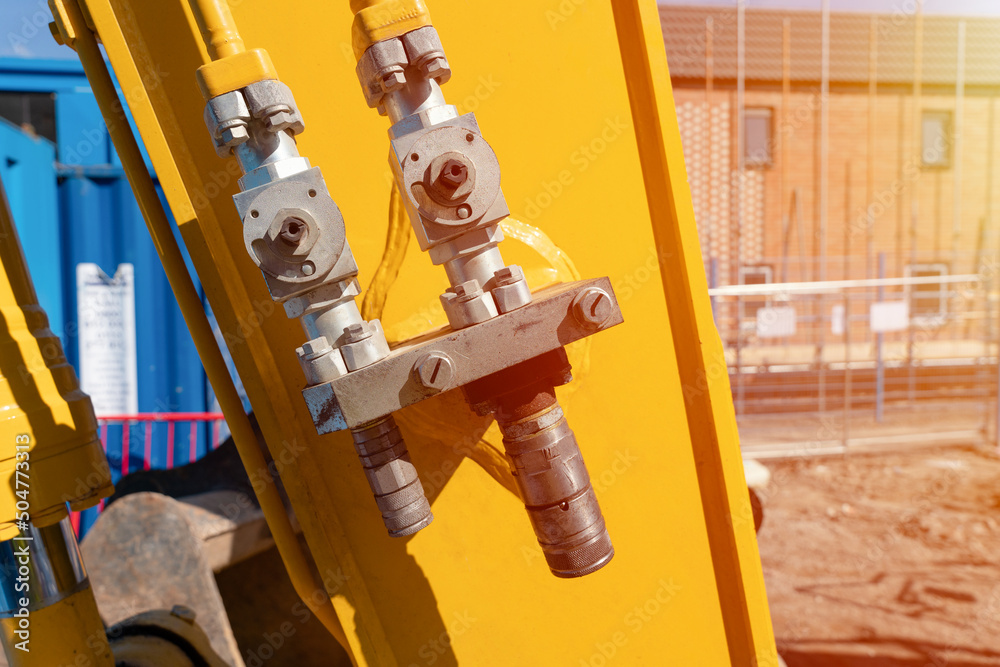 Hydraulic high-pressure pipes system of the construction machinery for ...