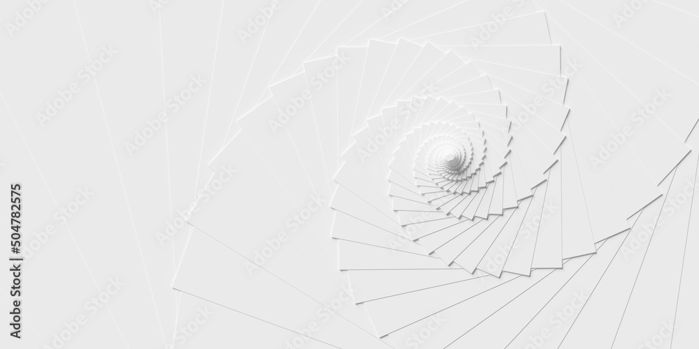 Spiral offset white cube boxes block background wallpaper banner ...