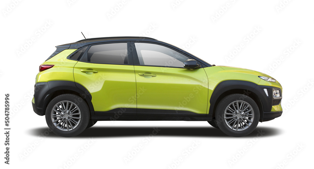 Hyundai Kona side view isolated on white background, 13 November 2020 ...