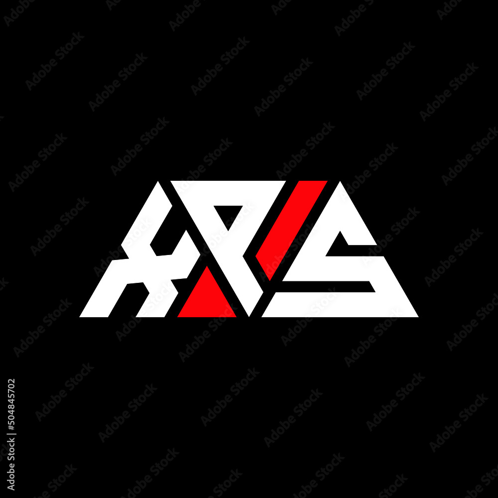XPS triangle letter logo design with triangle shape. XPS triangle logo ...