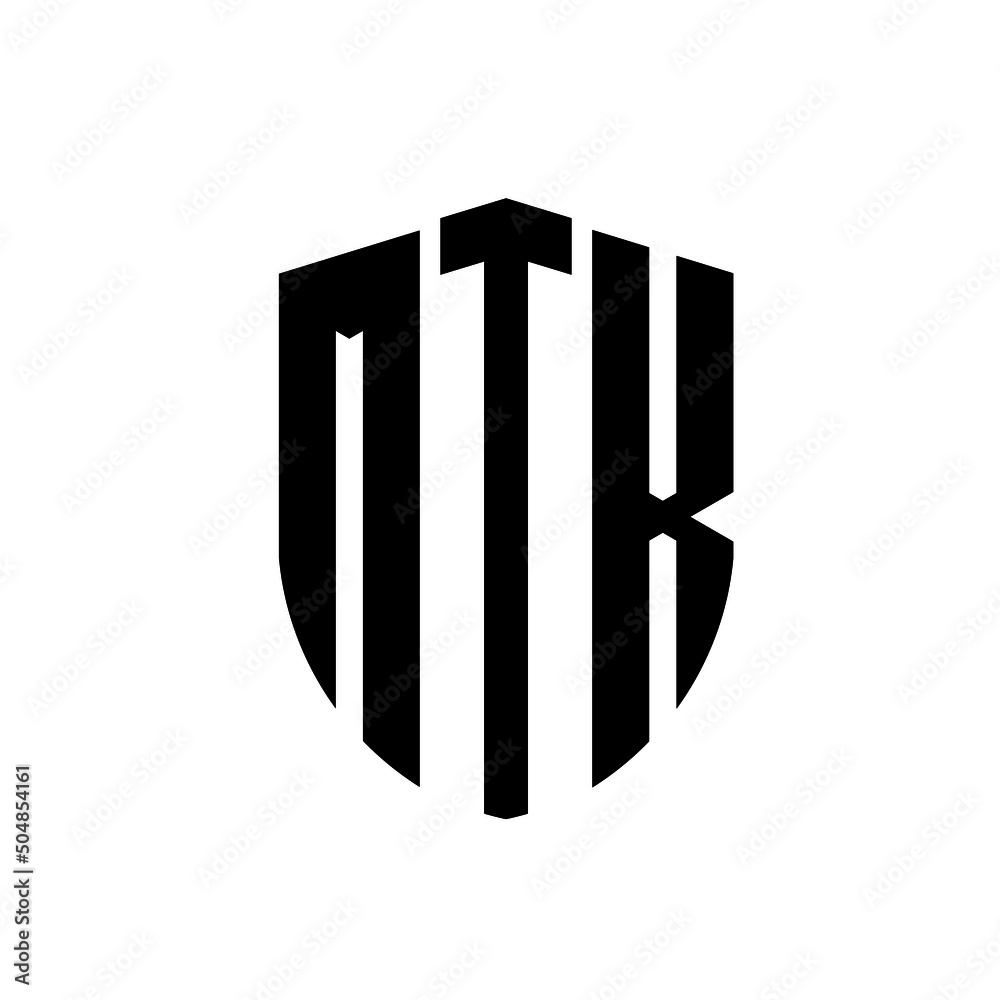 Mtk Letter Logo Design Mtk Modern Letter Logo With Black Background Mtk Creative Letter Logo