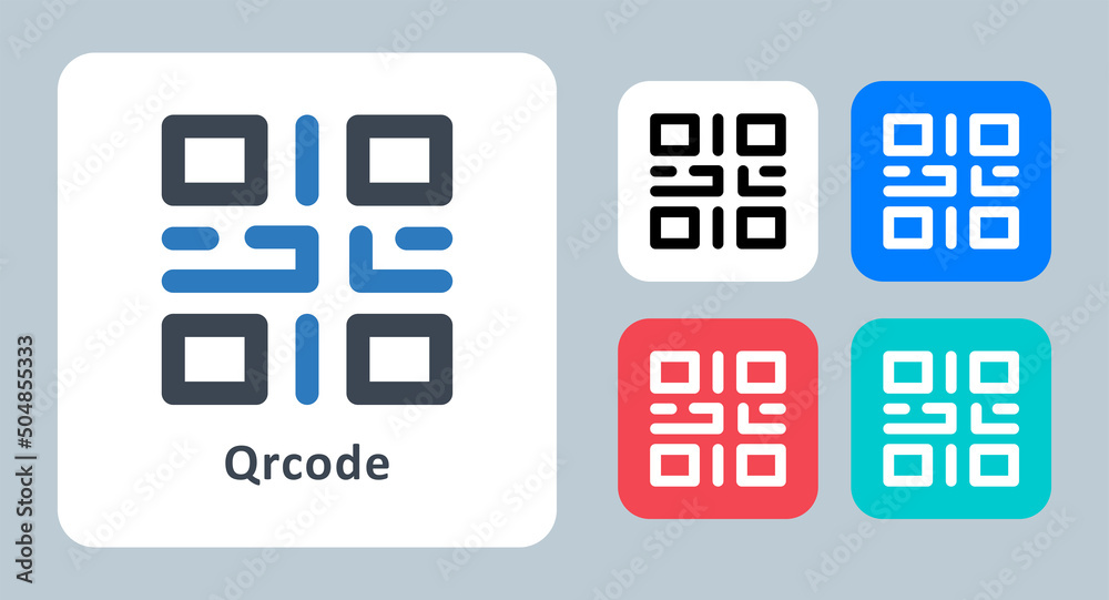 Qr code icon - vector illustration . Qr, Qr code, Scan, Code, Payment ...