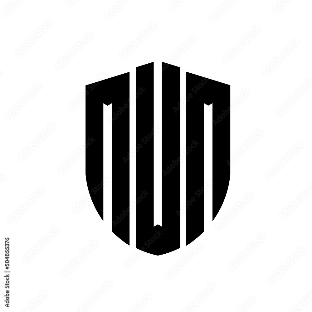 MWM letter logo design. MWM modern letter logo with black background ...