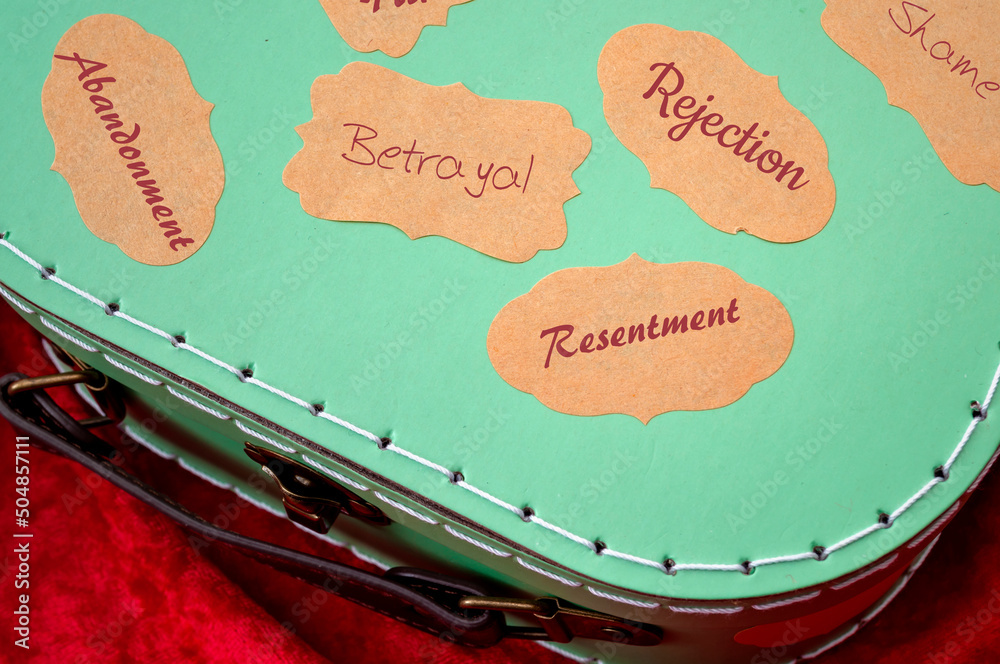 Carrying emotional baggage, mental health issues and feeling hurt ...