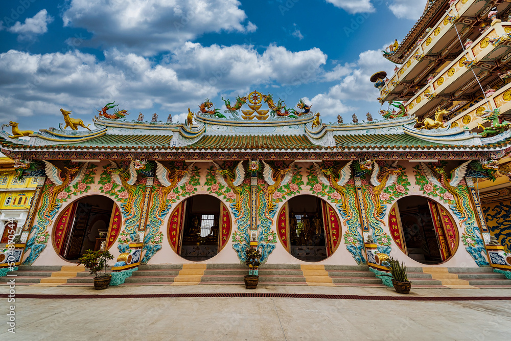 Nakhon Sawan, Thailand - March, 23, 2022 : Shrine Serpent king Chan Sen ...