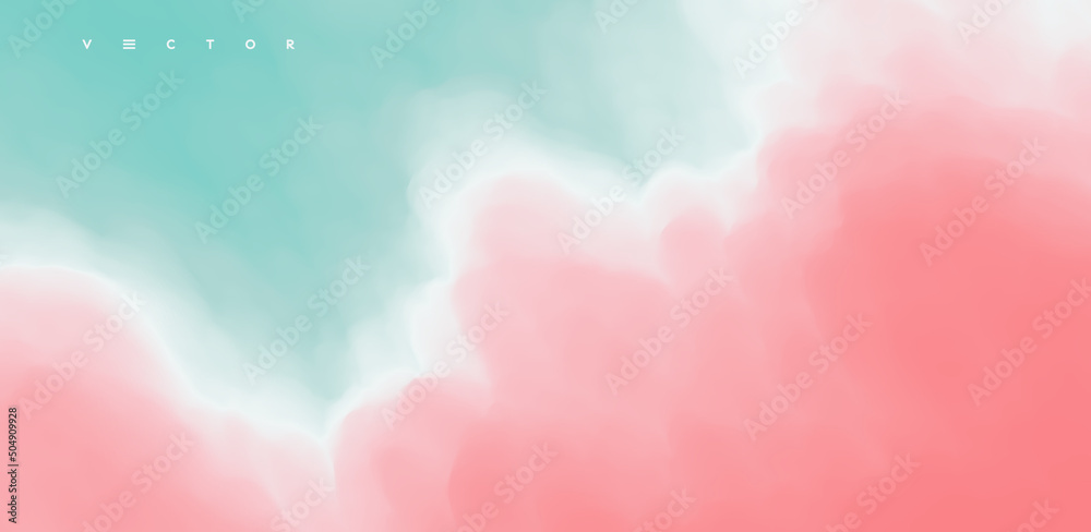 Blue sky with clouds. Modern pattern. Nature background. Modern pattern ...