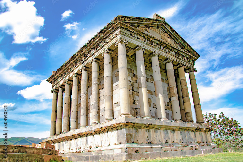 Greco-Roman architecture and culture. An old temple built in Greco ...