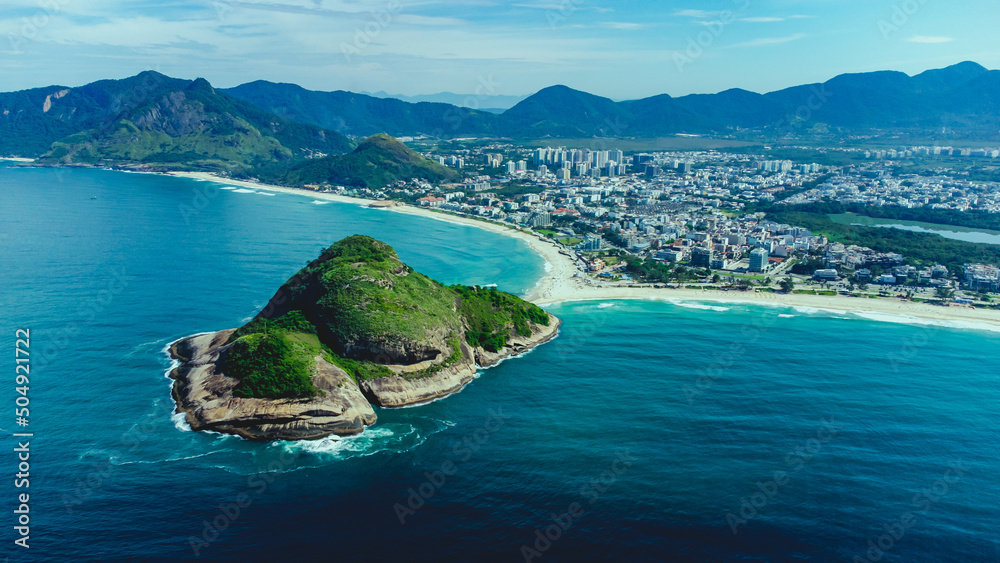 Foto de Vista parcial do Recreio dos Bandeirantes, Rio de Janeiro do ...