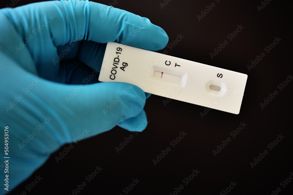COVID-19 negative test result by using COVID-19 antigen test kit or ATK ...