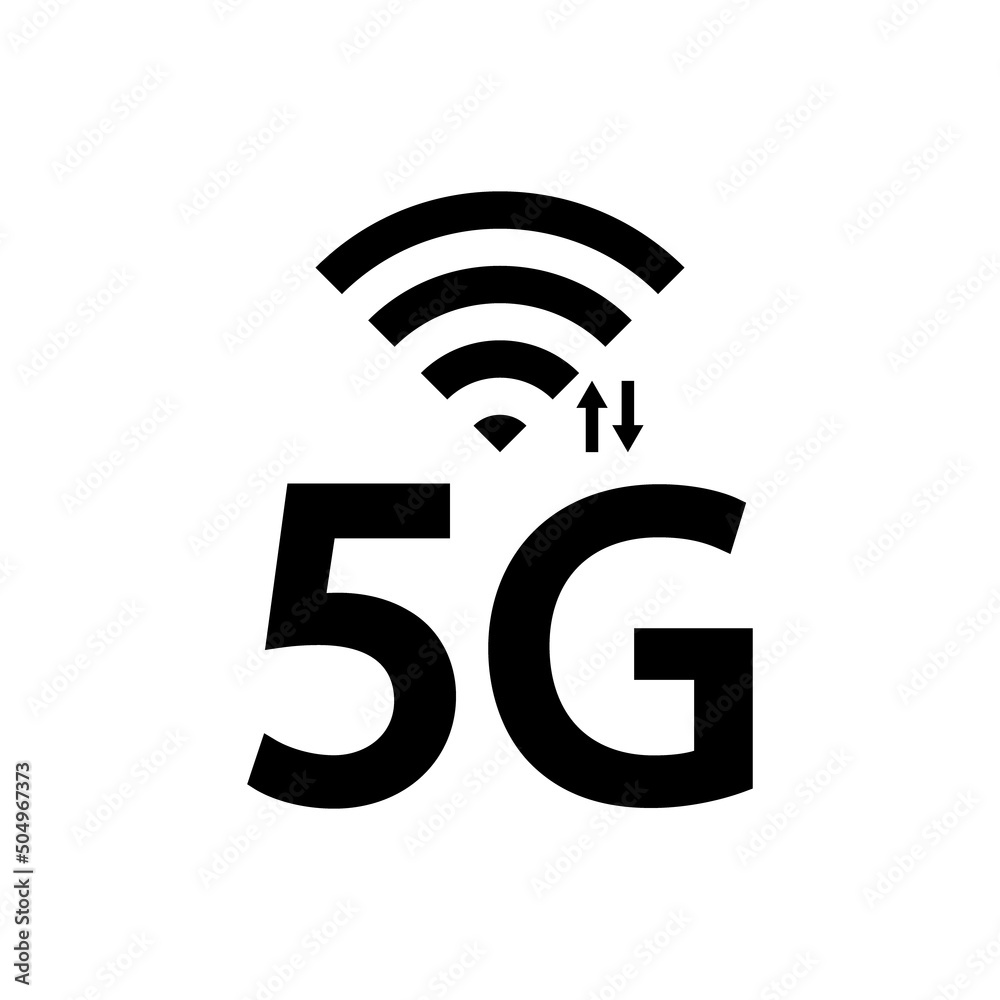 5g icon. 5g logo. Wlan and bluetooth symbol. Internet technology icon ...