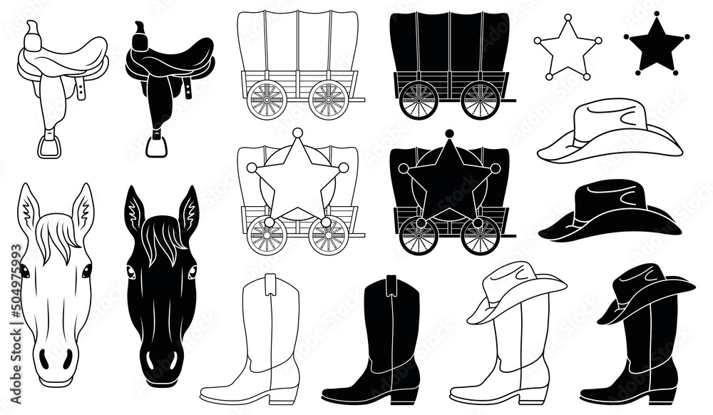 Western Fonts And Clipart