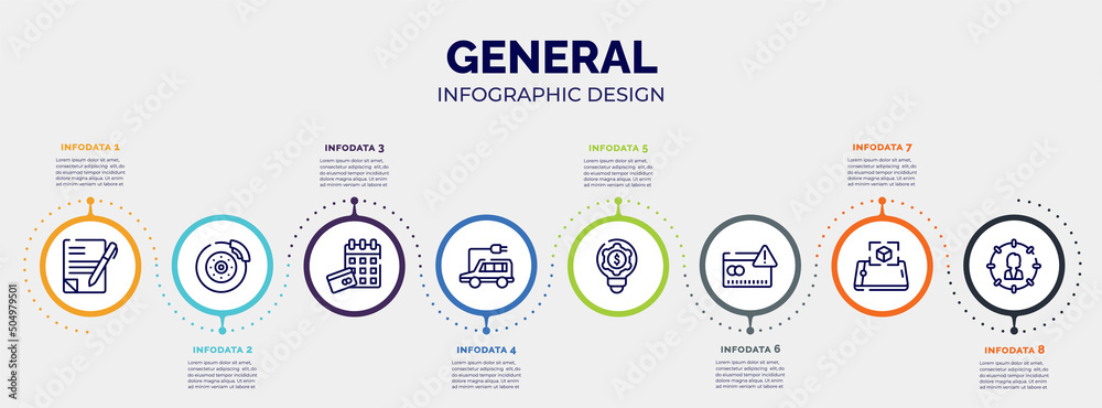 infographic for general concept. vector infographic template with icons ...
