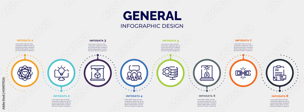 infographic for general concept. vector infographic template with icons ...