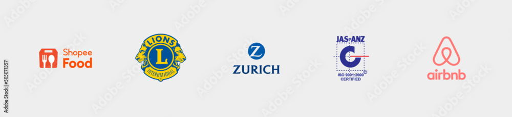 Zurich Logo, Lions Club International Logo, Shopee Food Indonesia Logo ...