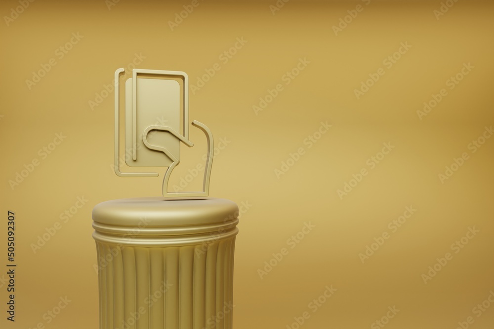 Beautiful abstract illustrations Golden Creadit Card Payment symbol ...