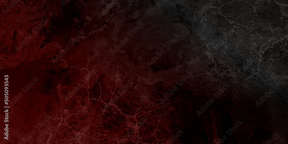 Dark Red horror scary background. Dark grunge red texture concrete and ...