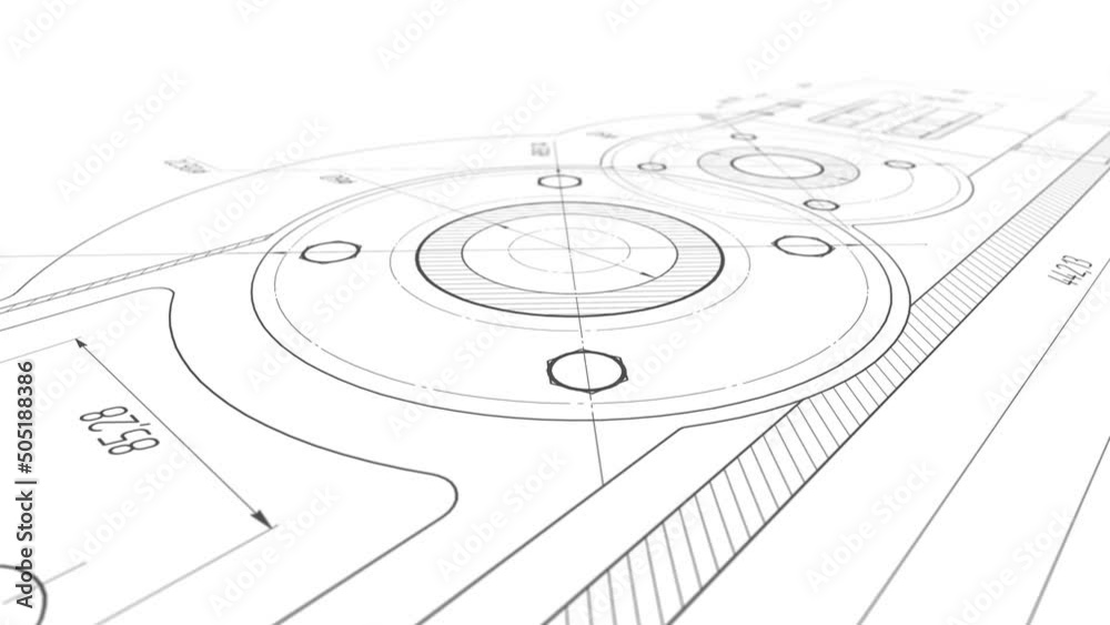 Technical drawing .Project plan.Mechanical Engineering background ...