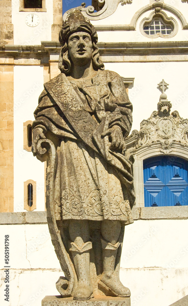 Sanctuary of Bom Jesus de Matosinhos, Statue of the Prophet Baruch ...