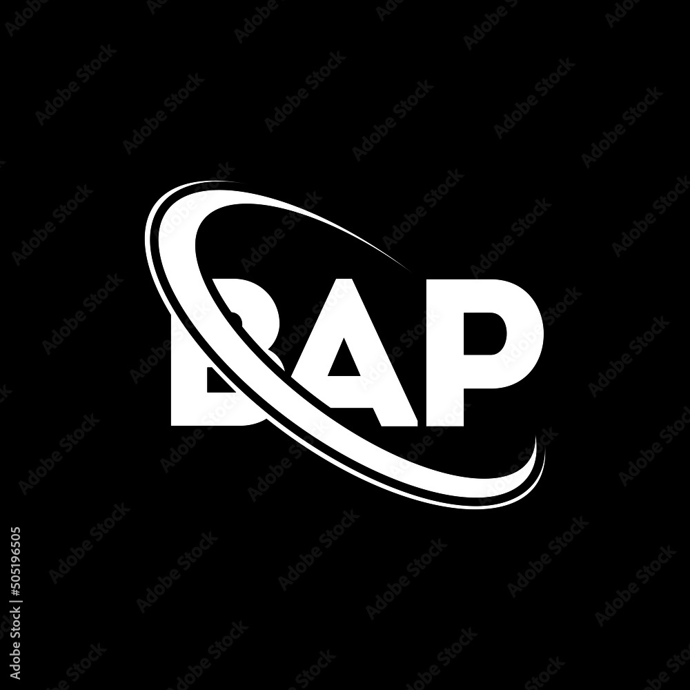 BAP logo. BAP letter. BAP letter logo design. Intitials BAP logo linked ...