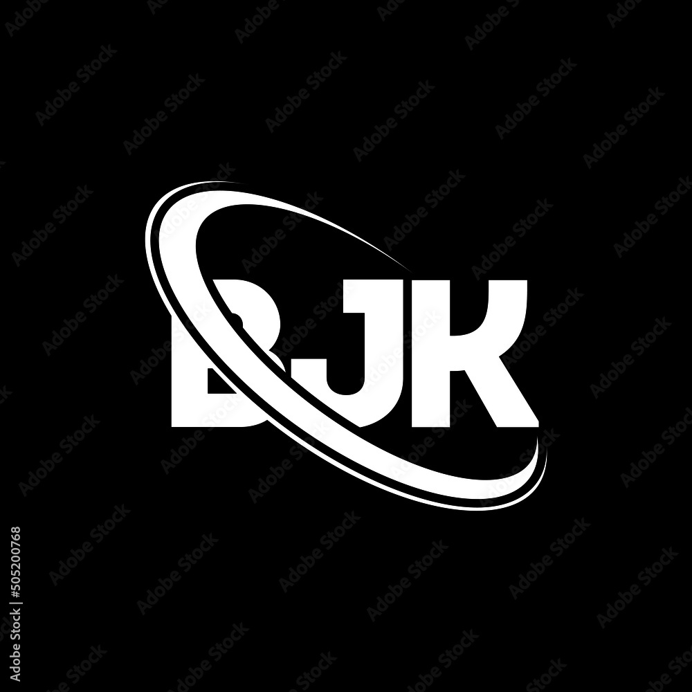 BJK logo. BJK letter. BJK letter logo design. Initials BJK logo linked ...