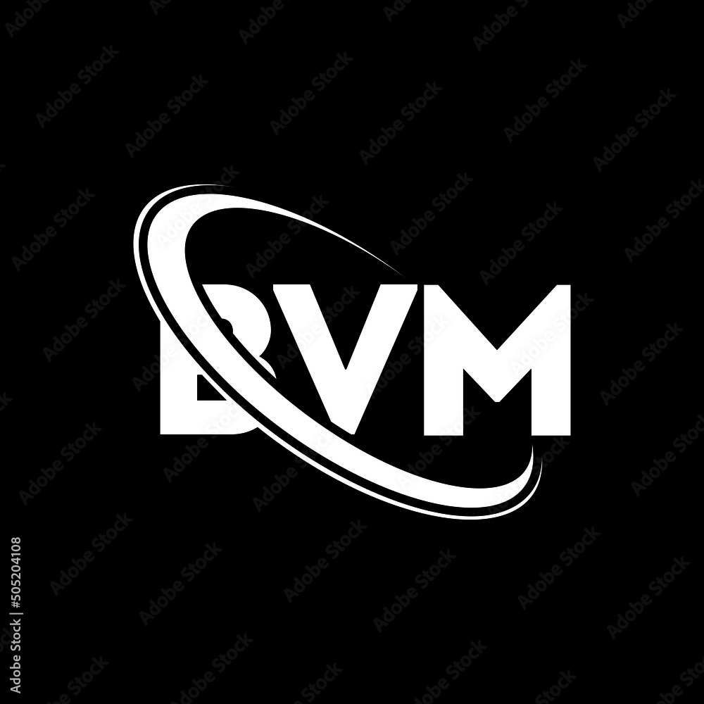 BVM logo. BVM letter. BVM letter logo design. Initials BVM logo linked ...