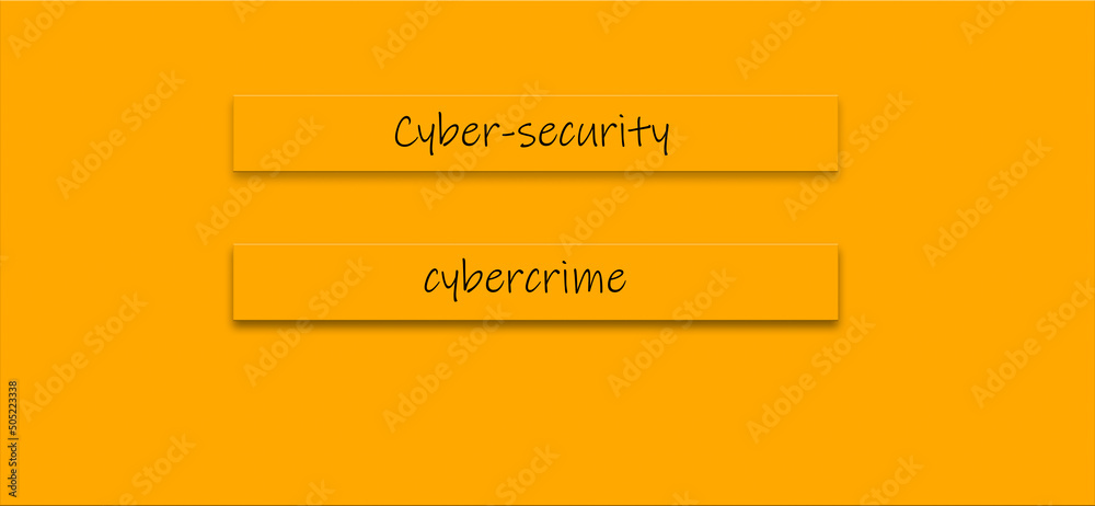 Cyber-security vs cybercrime symbles. lifestyle motivational positives ...