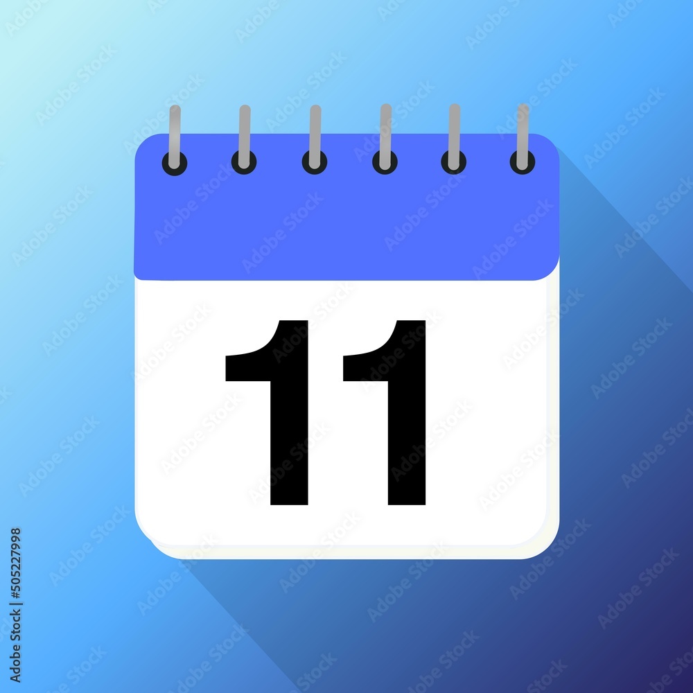 11th of the month january february march april may june july august ...