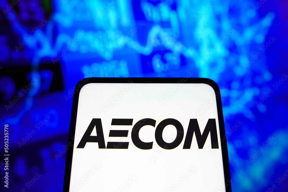 May 16, 2022, Brazil. In this photo illustration the AECOM Technology ...