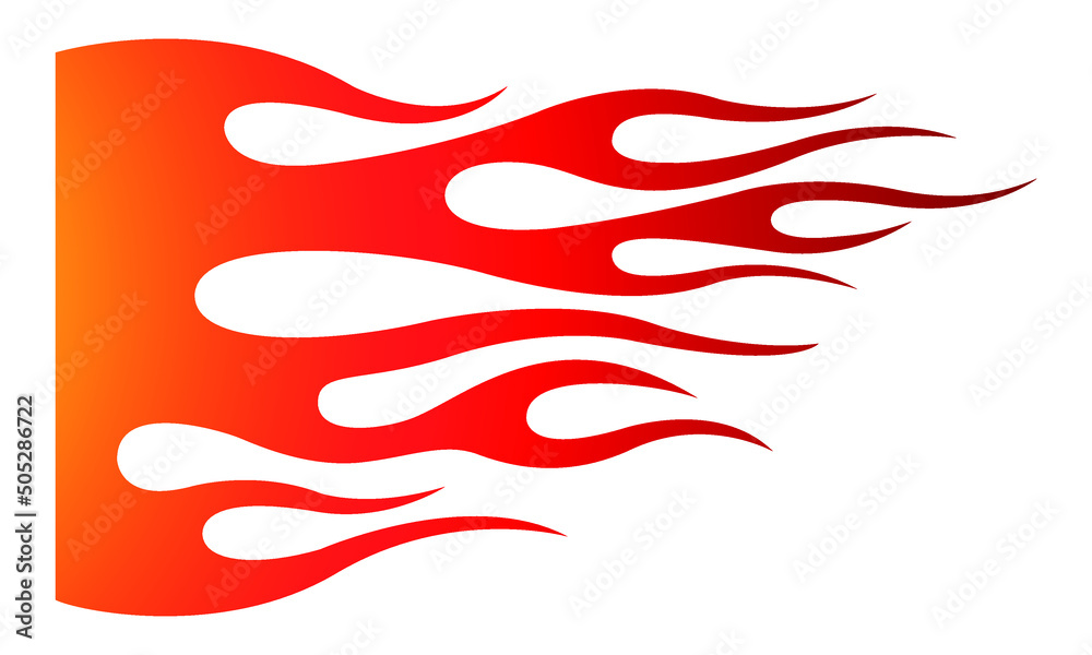 Vector racing car sticker tribal flame motorcycle decal car tattoo ...