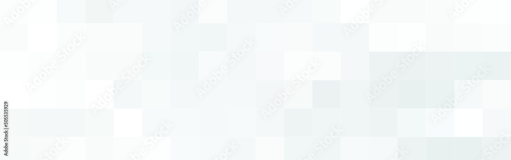 Abstract white gradient square mosaic banner background. Vector ...