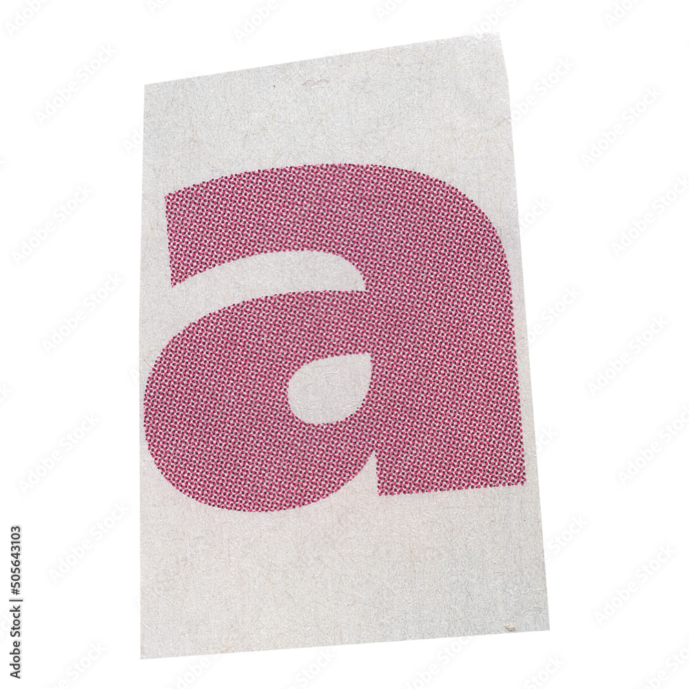 letter o magazine cut out font, ransom letter, isolated collage ...