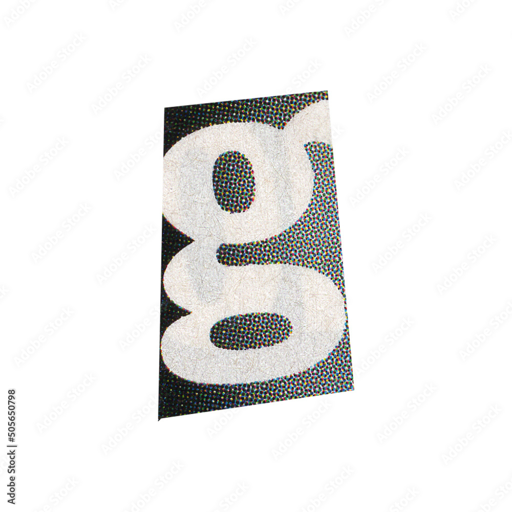 letter g magazine cut out font, ransom letter, isolated collage ...