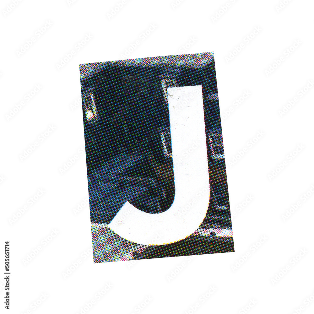 letter j magazine cut out font, ransom letter, isolated collage ... letter j magazine cut out font, ransom letter, isolated collage ...