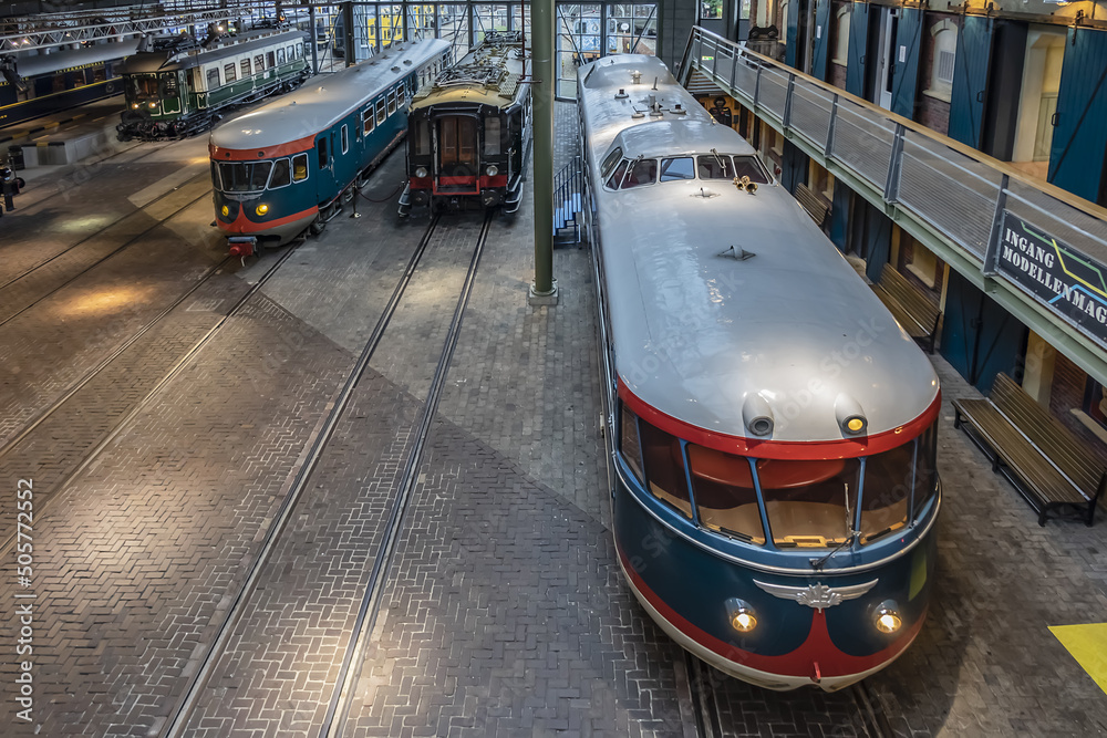 The Dutch Railway Museum (Spoorwegmuseum Utrecht, founded in 1927 ...