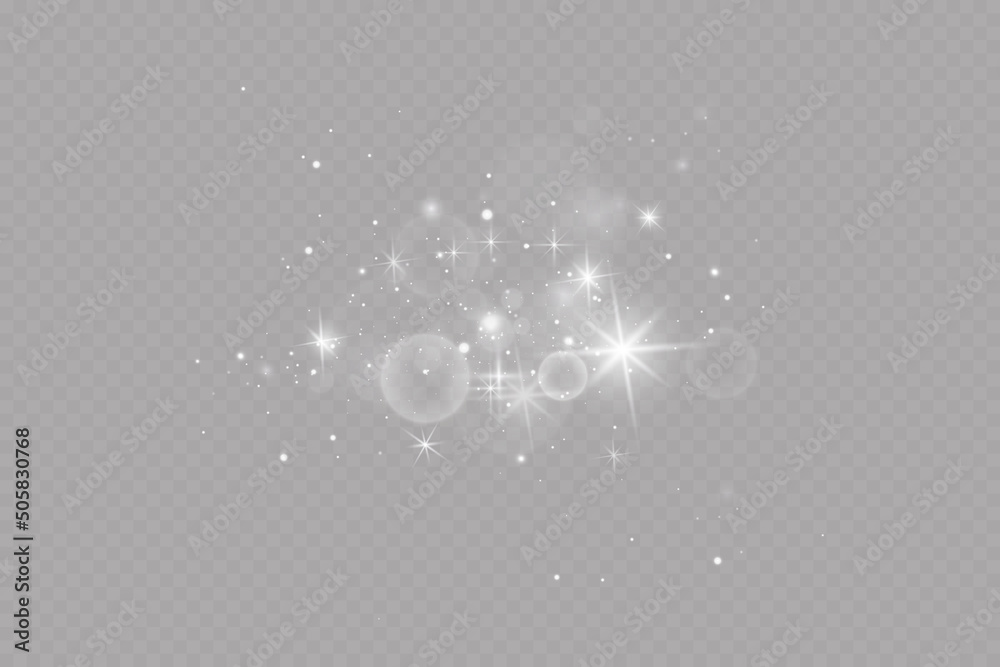 Glittering particles of fairy dust. dust particle sparkling glitter ...