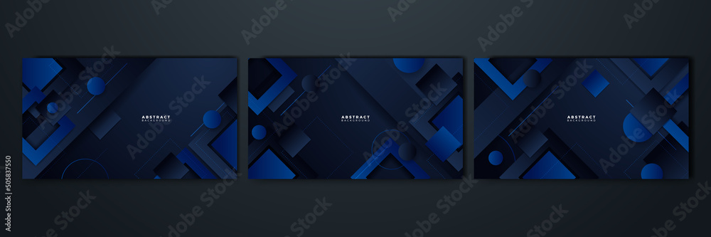 Abstract blue and black colorful background. Vector abstract graphic ...