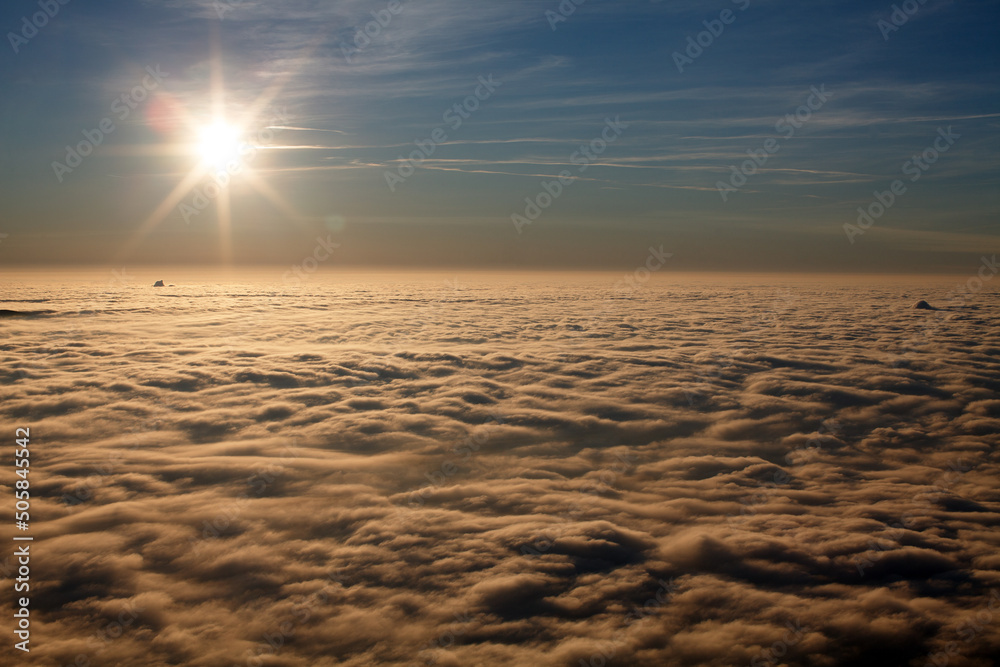 Sun Above Clouds