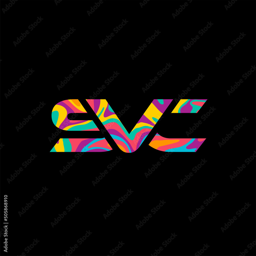 SVC Logo Creative Modern Minimal Alphabet S V C Initial Letter Mark ...