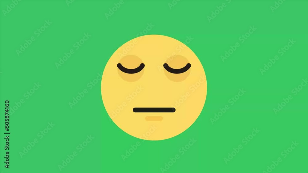 Arrogant Emoji - Social Media Emoticon Stock Video | Adobe Stock