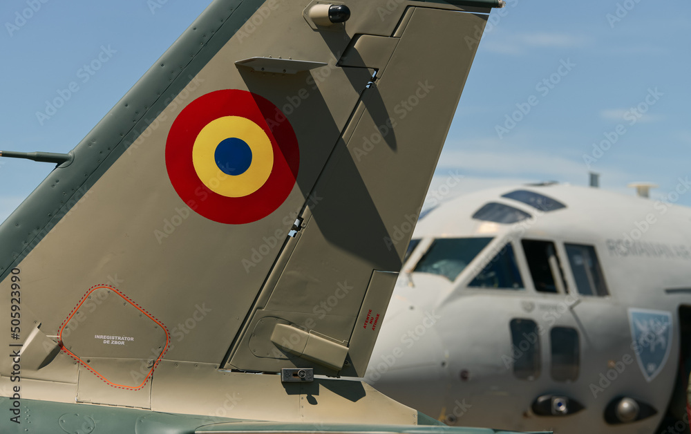 Concept photo for the Romanian Air Force. The logo of the airforce is ...