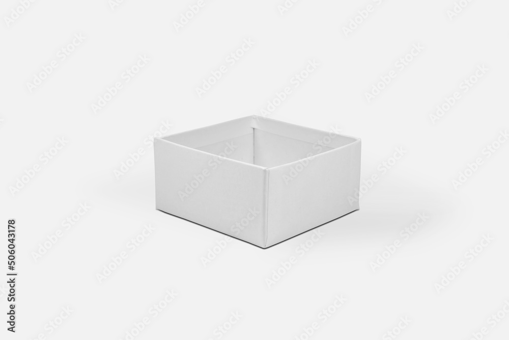 Square Box Mockup 3D Rendering Stock Illustration | Adobe Stock