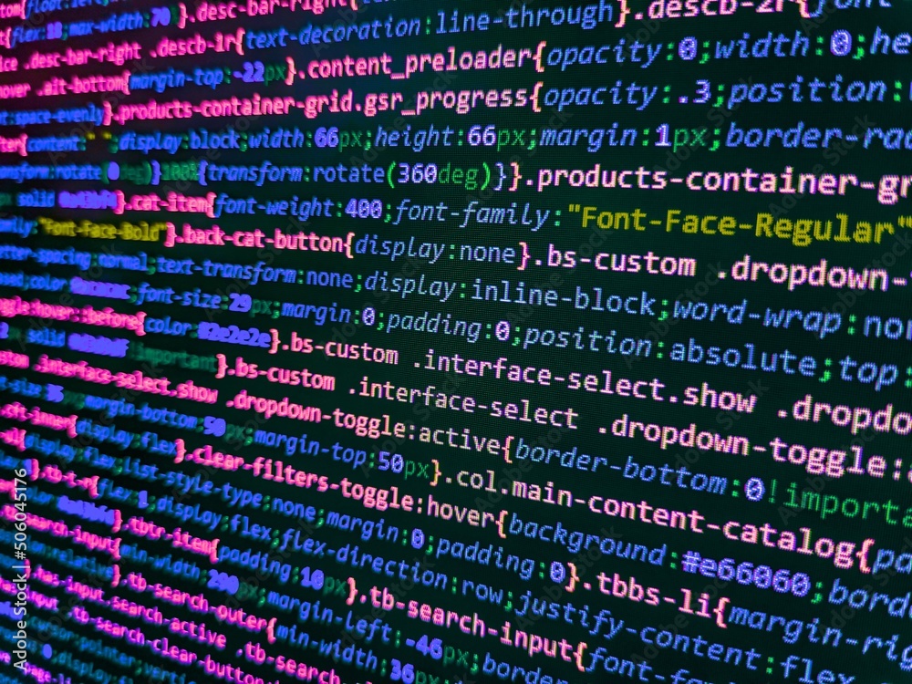 Matrix Byte Of Binary Data Rian Code Running Abstract Background In Dark Blue Digital Style