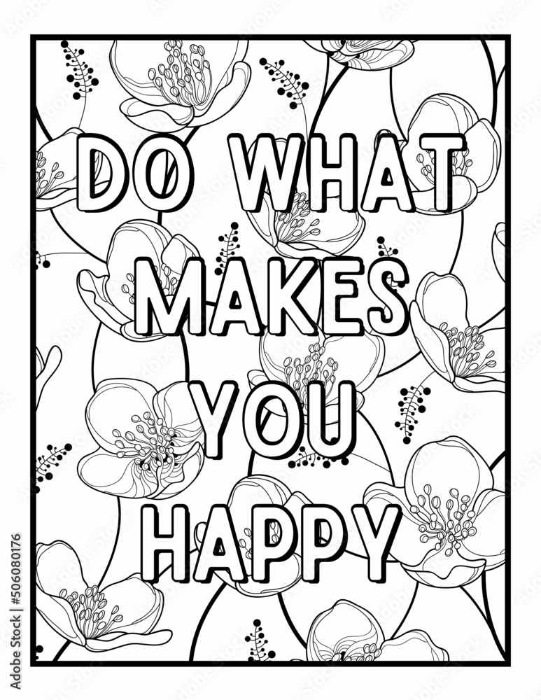 Inspirational Motivational quotes coloring pages, positive Affirmations ...