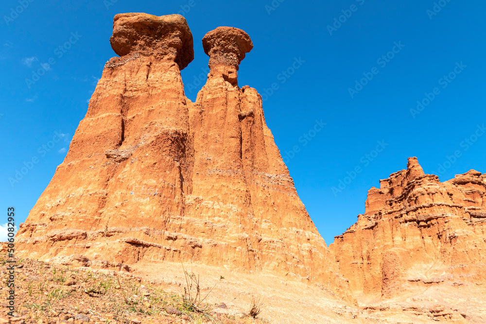 red rocks and geological soil structure Stock Photo | Adobe Stock