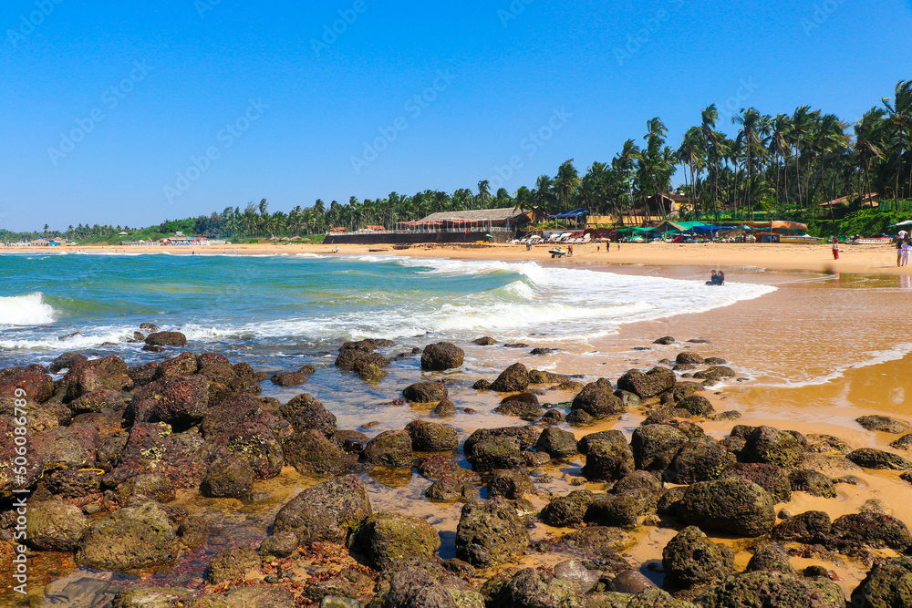 Foto de Sinquerim Beach, one of the most attractive and cleanest ...